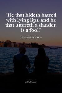 97 Bible Verses about Gossip (KJV) | StillFaith.com