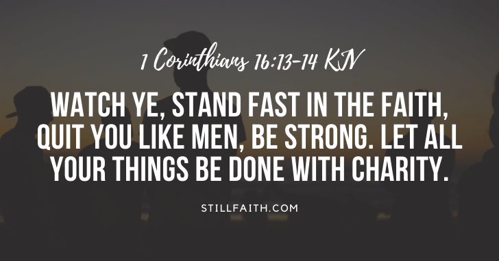 100 Bible Verses about Men (KJV) | StillFaith