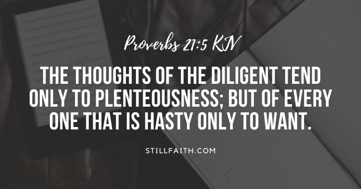 100 Bible Verses about Plans (KJV) | StillFaith.com