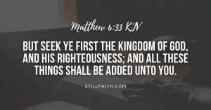 100 Bible Verses about Seeking God (KJV) | StillFaith