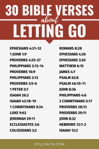 99 Bible Verses about Letting Go (KJV) | StillFaith.com